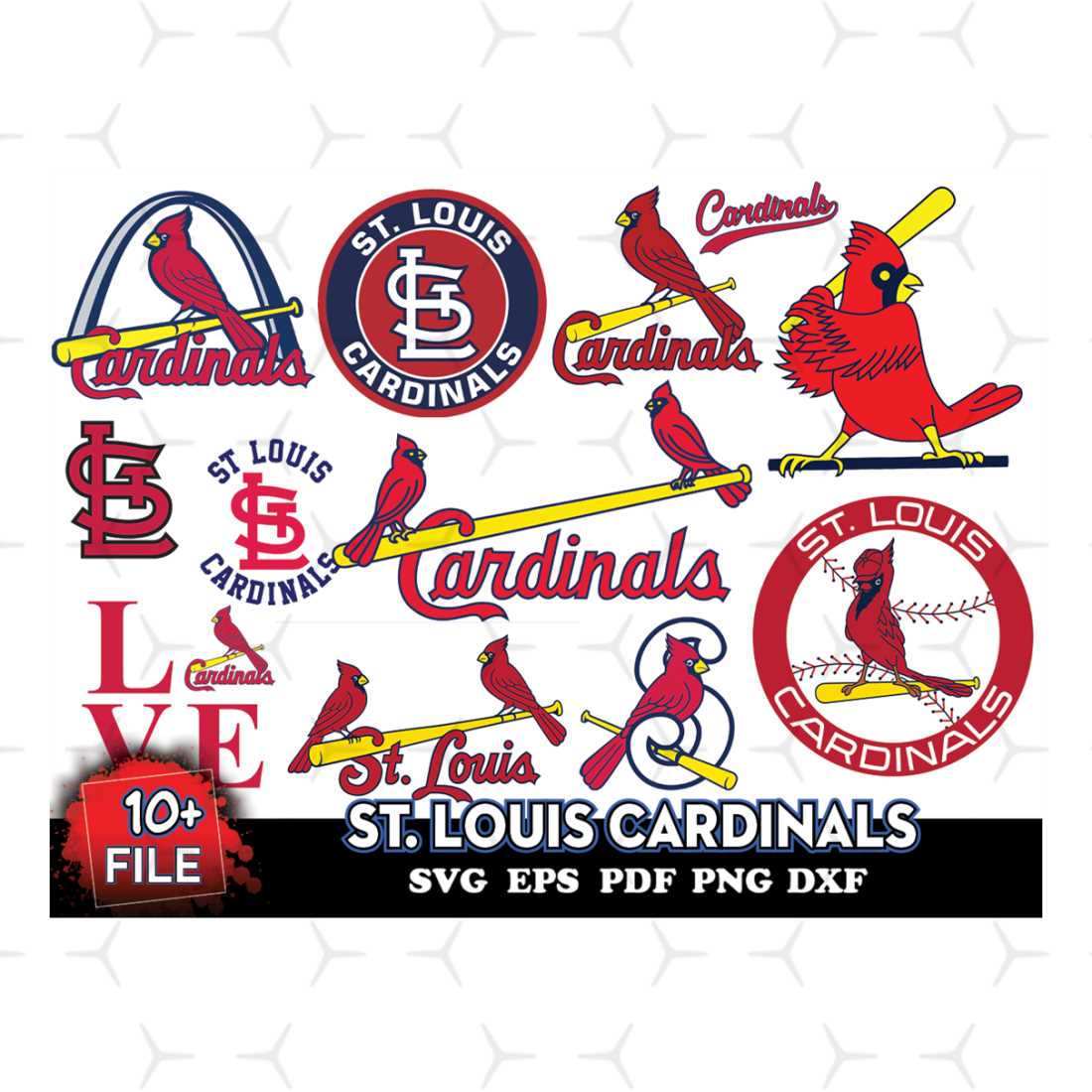 10 FILE St. Louis Cardinals Svg Bundle | Inspire Uplift