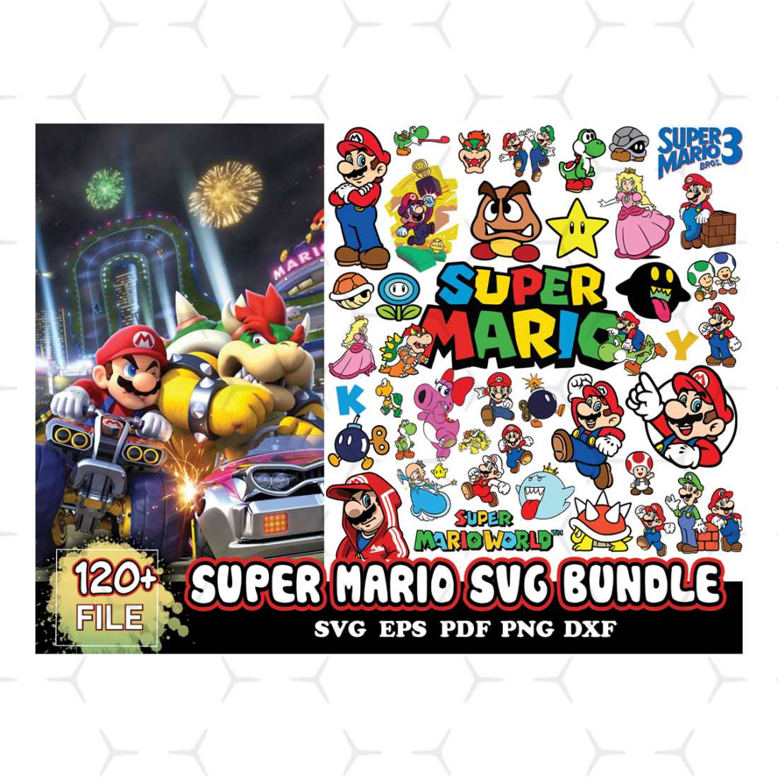 Super Mario Svg Bundle, Mario Svg, Mario Sticker Svg | Inspire Uplift