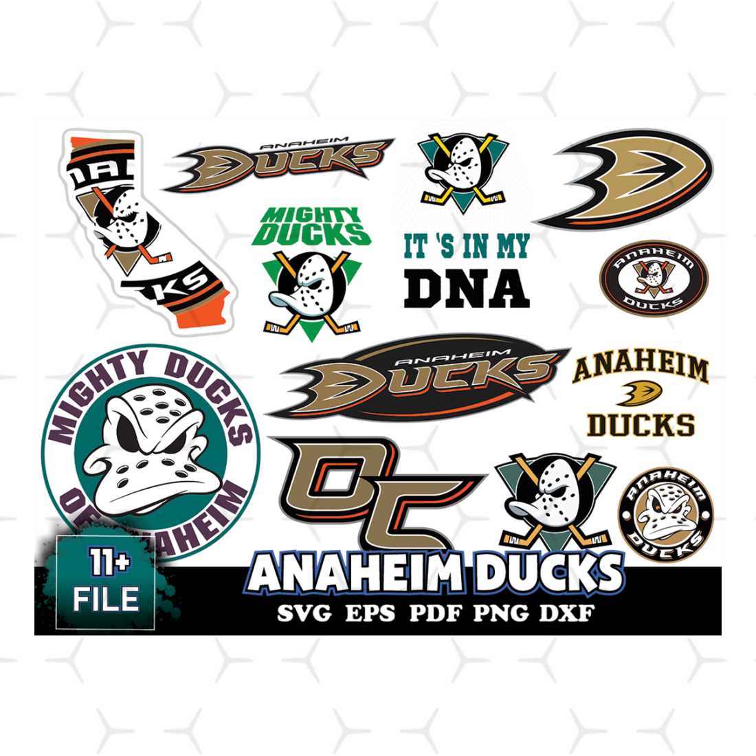 10 FILE Anaheim Ducks Svg Bundle | Inspire Uplift