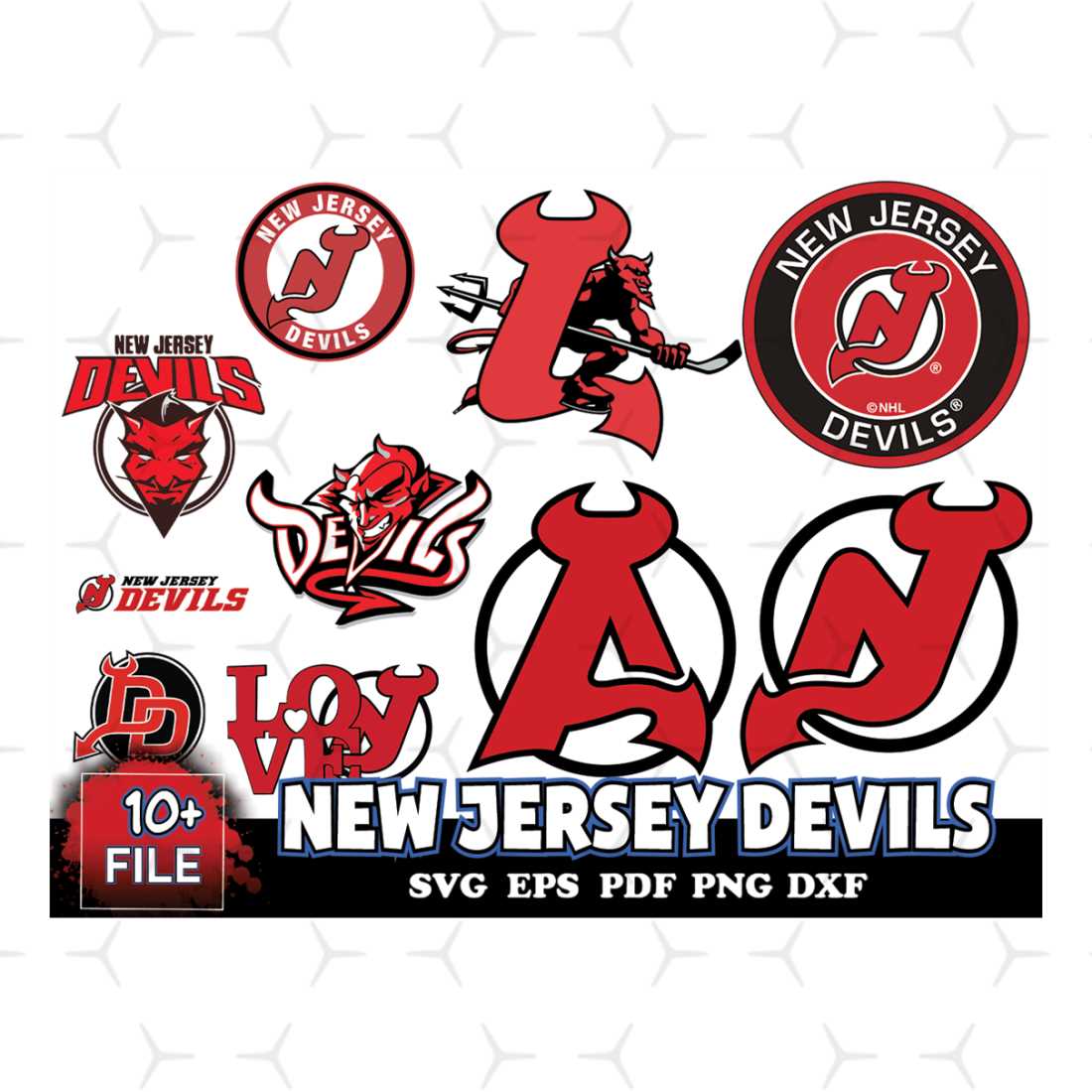 10 FILE New Jersey Devils Svg Bundle | Inspire Uplift