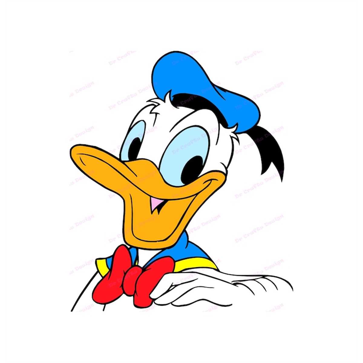 Donald Duck SVG 18, svg, dxf, Cricut, Silhouette Cut File, I | Inspire ...
