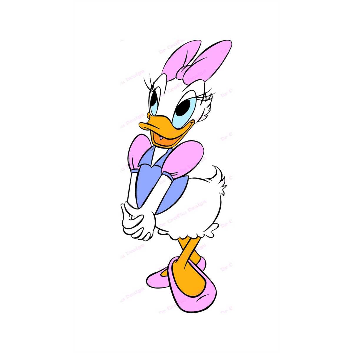 Daisy Duck SVG 3, svg, dxf, Cricut, Silhouette Cut File, Ins | Inspire ...