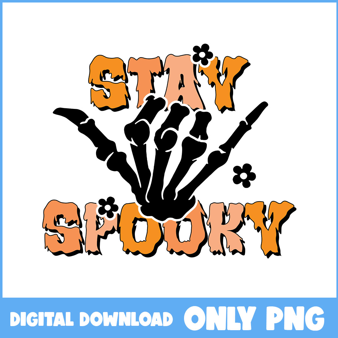 Stay Spooky Png, Spooky Vibes Png, Retro Halloween Png, Hall | Inspire ...
