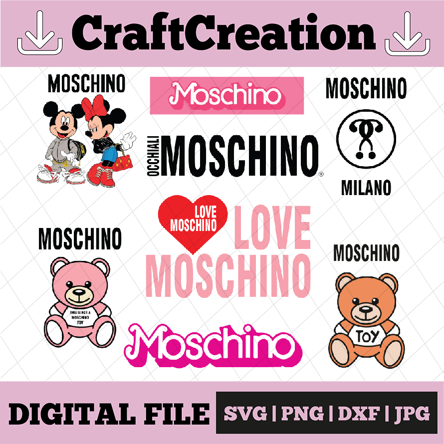 Moschino Bundle Svg, Moschino Logo Svg , Moschino Svg File C | Inspire ...