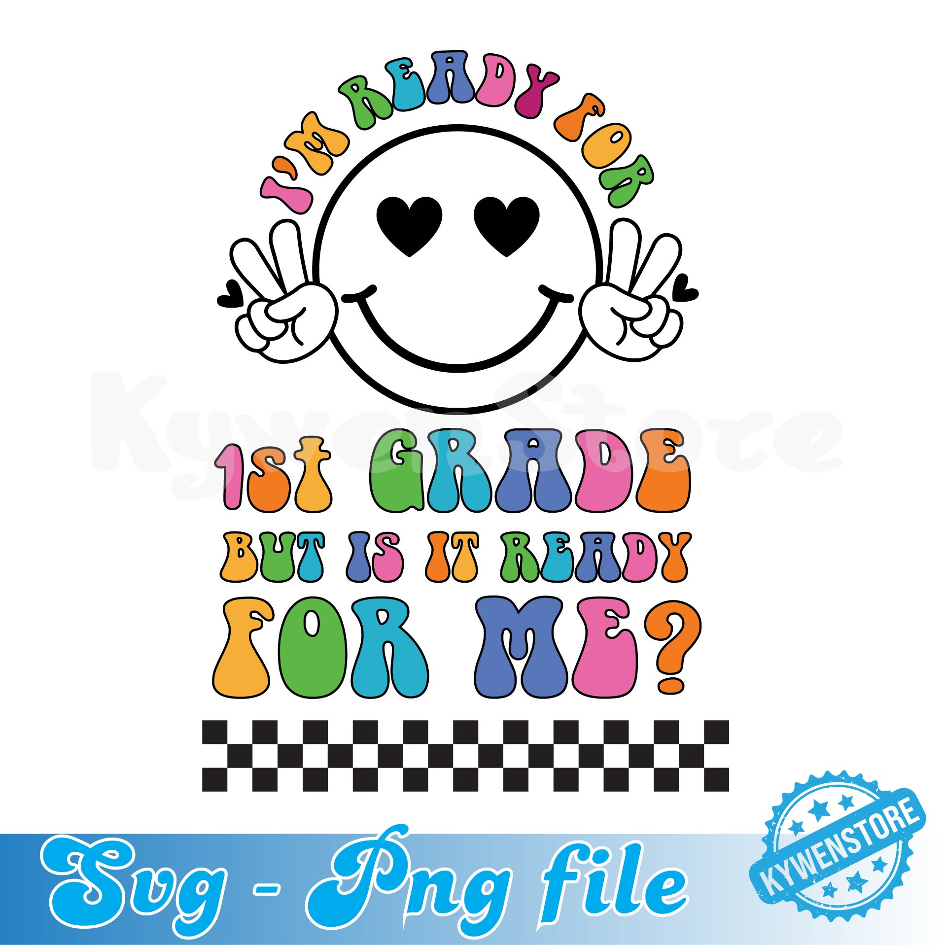 I'm Ready For 1st Grade Svg, But Is It Ready For Me Svg, Ret | Inspire ...