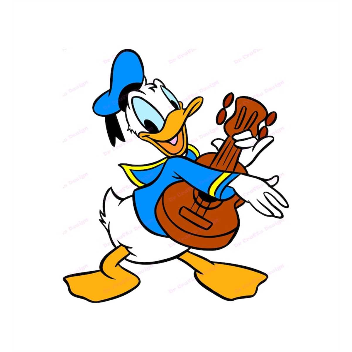 Donald Duck SVG 25, svg, dxf, Cricut, Silhouette Cut File, I | Inspire ...