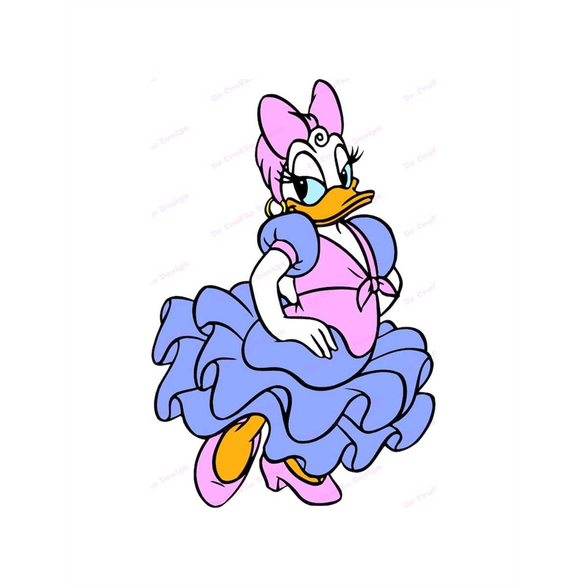 Daisy Duck SVG 7, svg, dxf, Cricut, Silhouette Cut File, Ins - Inspire ...