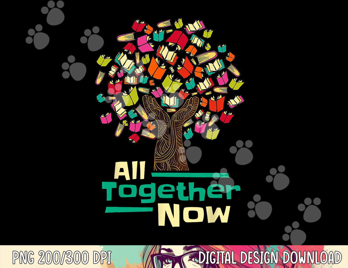 All Together Now Summer Reading Program 2023 Hand Books Tree | Inspire ...