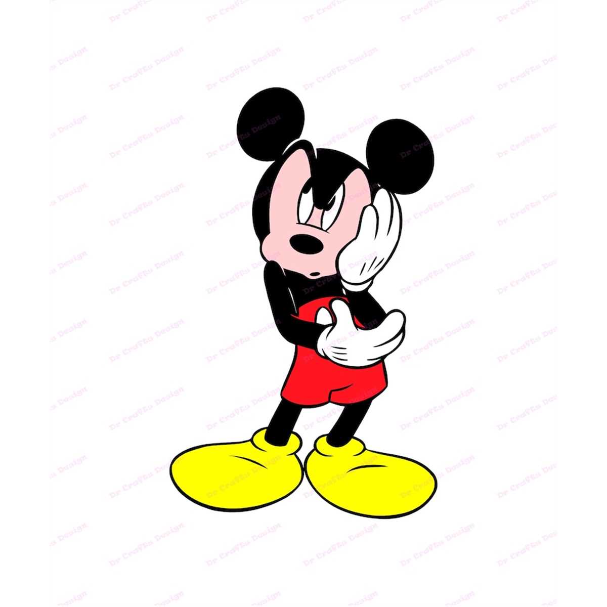 Mickey Mouse SVG 2, svg, dxf, Cricut, Silhouette Cut File, I | Inspire ...