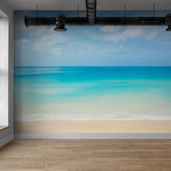 Ocean Seascape Wall Mural - Wallpaper Peel and Stick Vinyl | Inspire Uplift