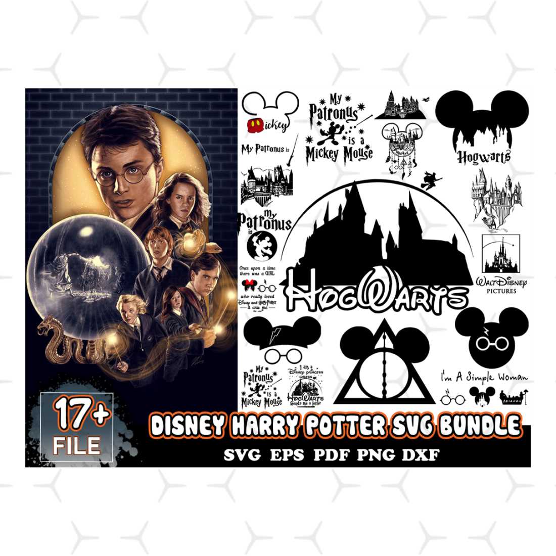17 Disney Harry Potter Svg, Disney Svg, Disney Mickey | Inspire Uplift