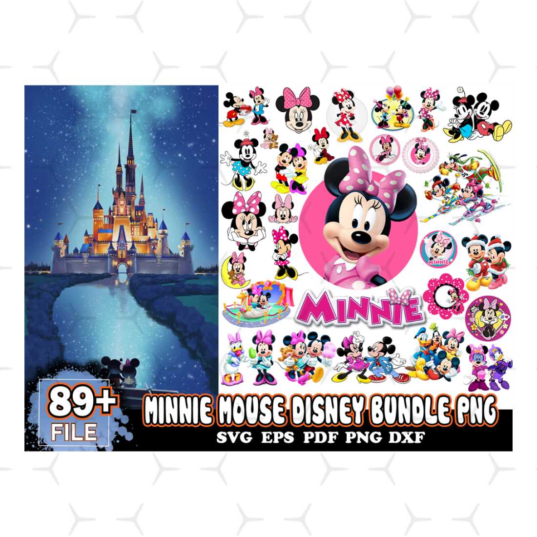 89 Minnie Mouse Bundle Png, Minnie Png, Disney Png | Inspire Uplift