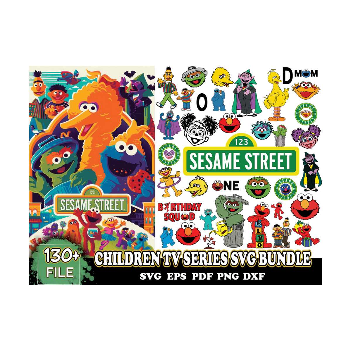 130 Files Children TV Series Svg Bundle, Cartoon Svg | Inspire Uplift
