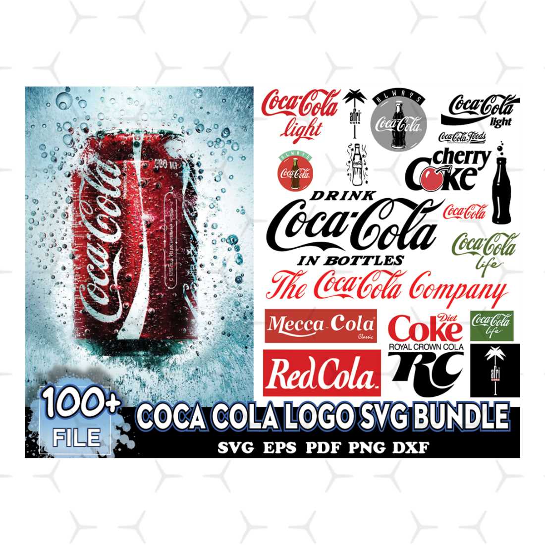 100 Coca Cola Bundle Svg, Trending Svg, Cola Logos Svg | Inspire Uplift