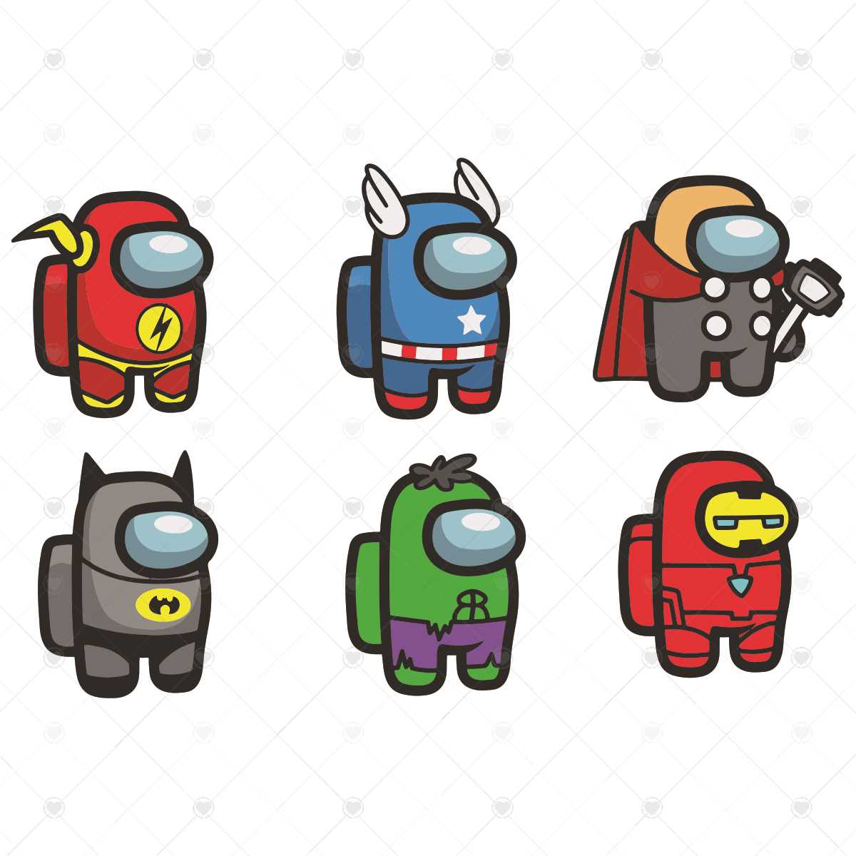 Among Us Marvel Avengers Svg, Trending Svg, Among us Marvel - Inspire ...