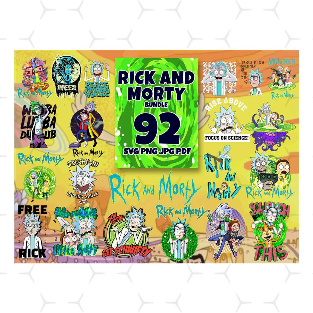 92 Files Rick And Morty Bundle Svg, Trending Svg, Rick And M | Inspire ...