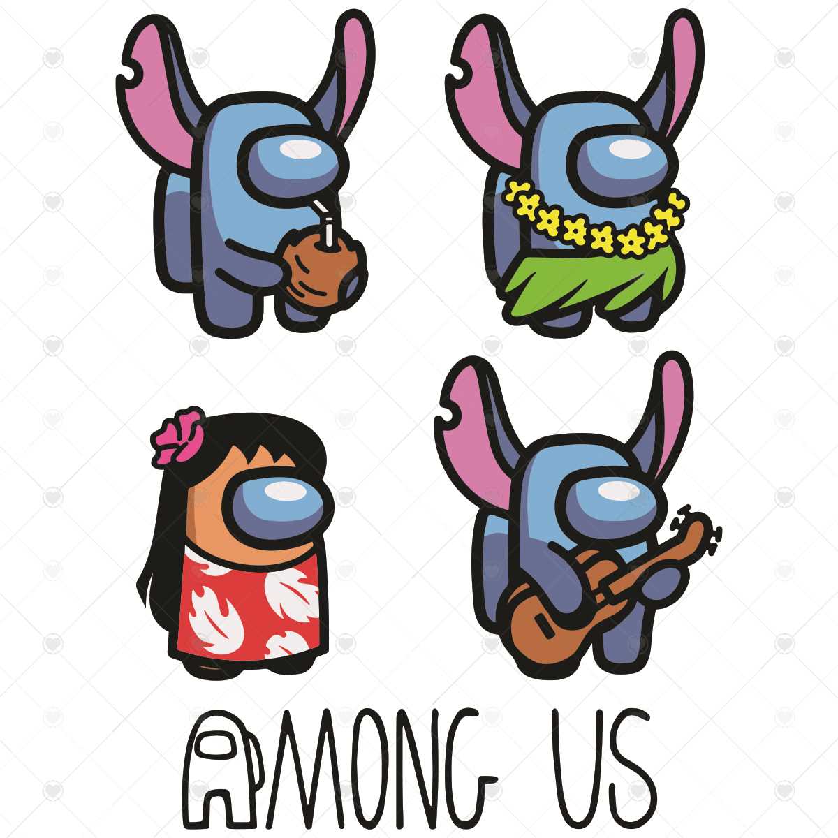 Among Us Lilo And Stitch Svg, Trending Svg, Among Us Stitch | Inspire ...