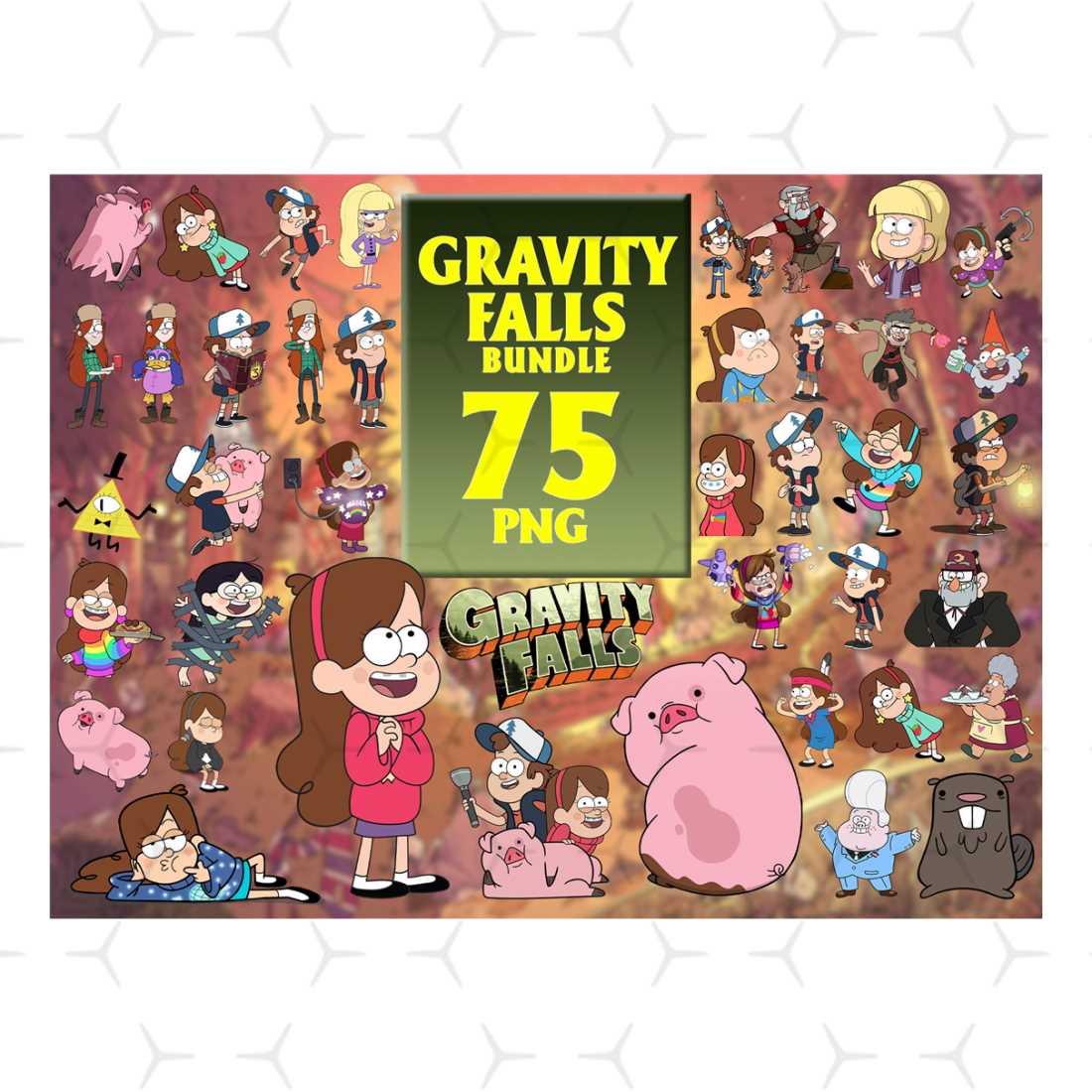 70 Files Gravity Falls Bundle Png, Cartoon Png, Gravity Fall | Inspire ...