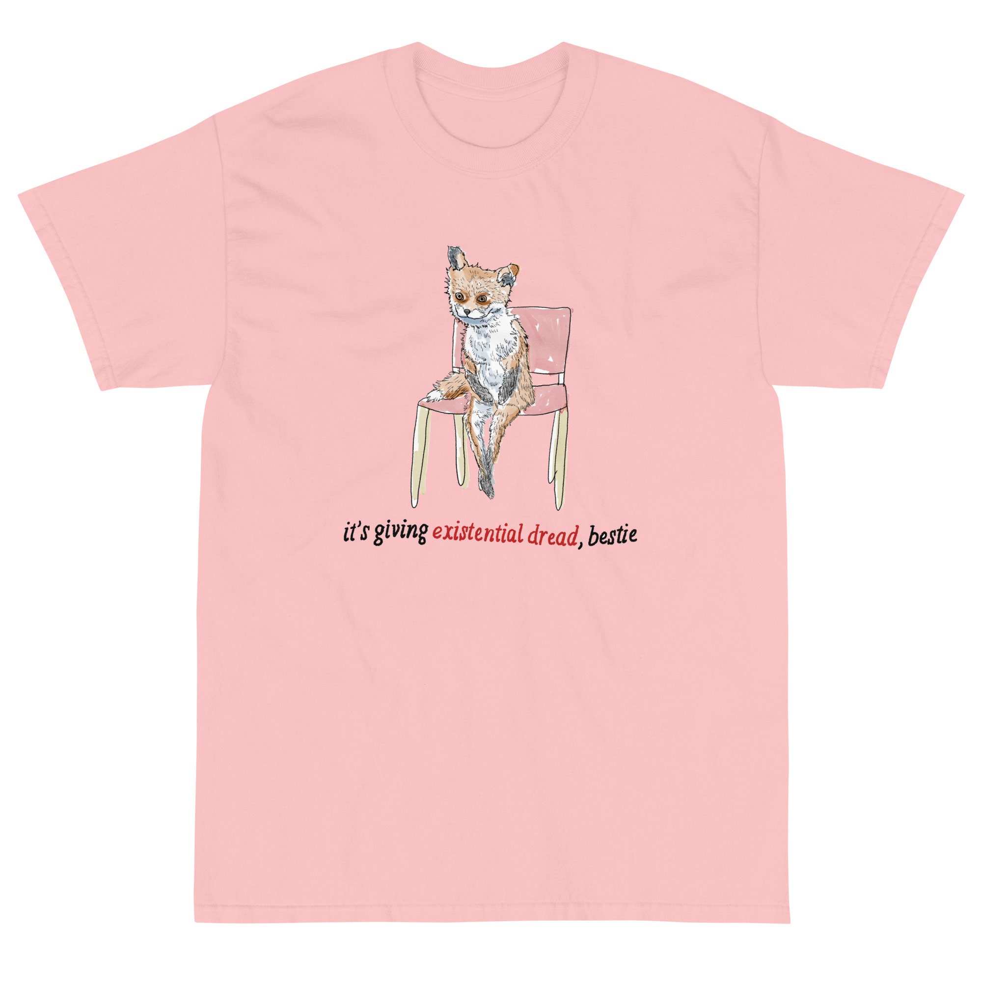 Existential Dread meme Short Sleeve T-Shirttiktoktrend,grima | Inspire ...