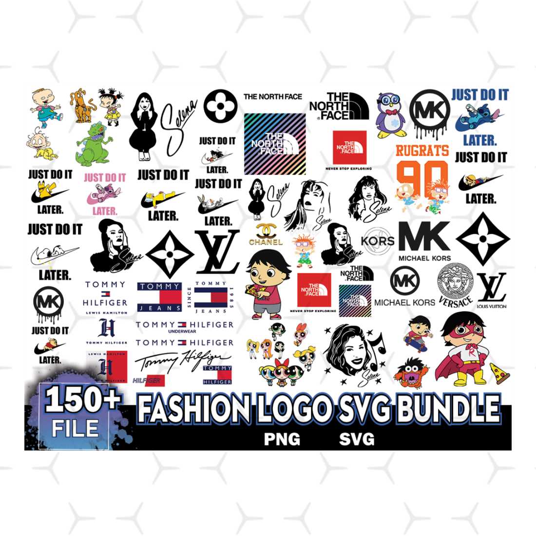 1150 Fashion Logo Svg Bundle, Brand Logo Svg, Famous Brand S | Inspire ...