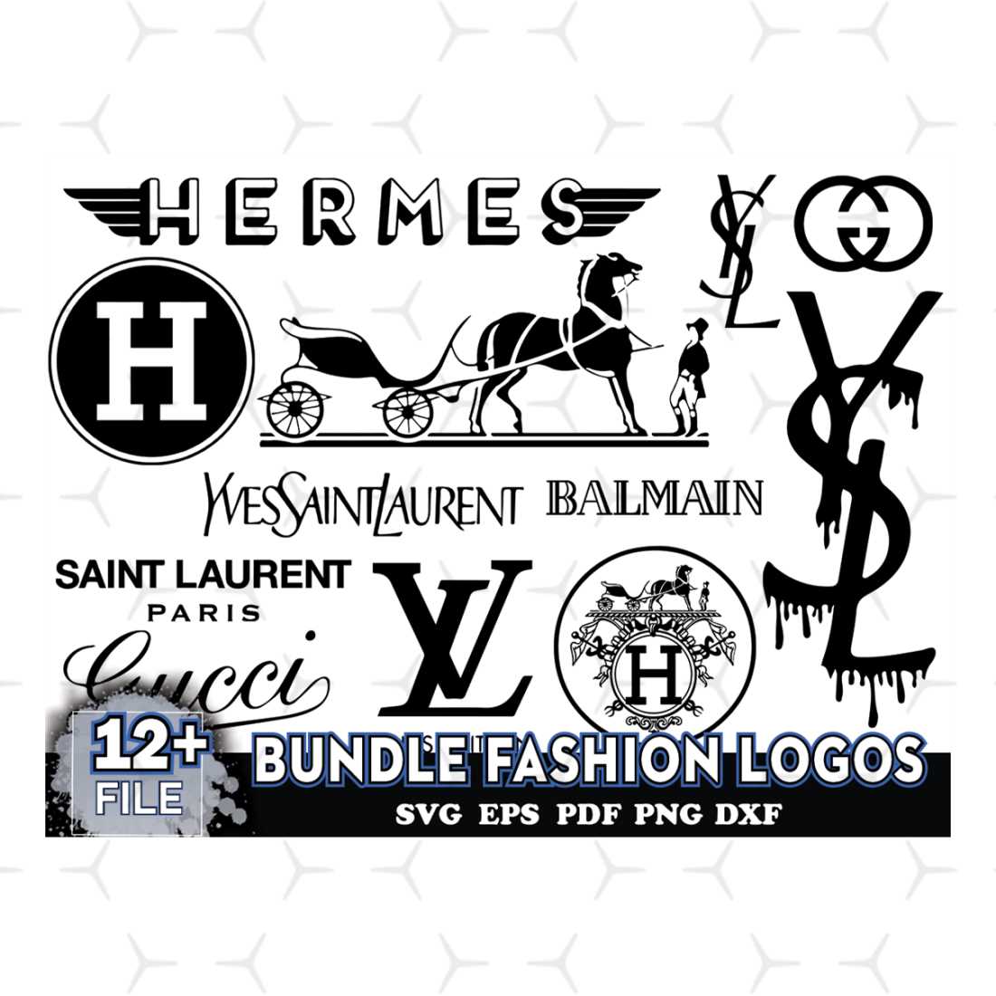 Bundle Fashion Logos, Fashion, Logo Gift, Brand logo svg | Inspire Uplift