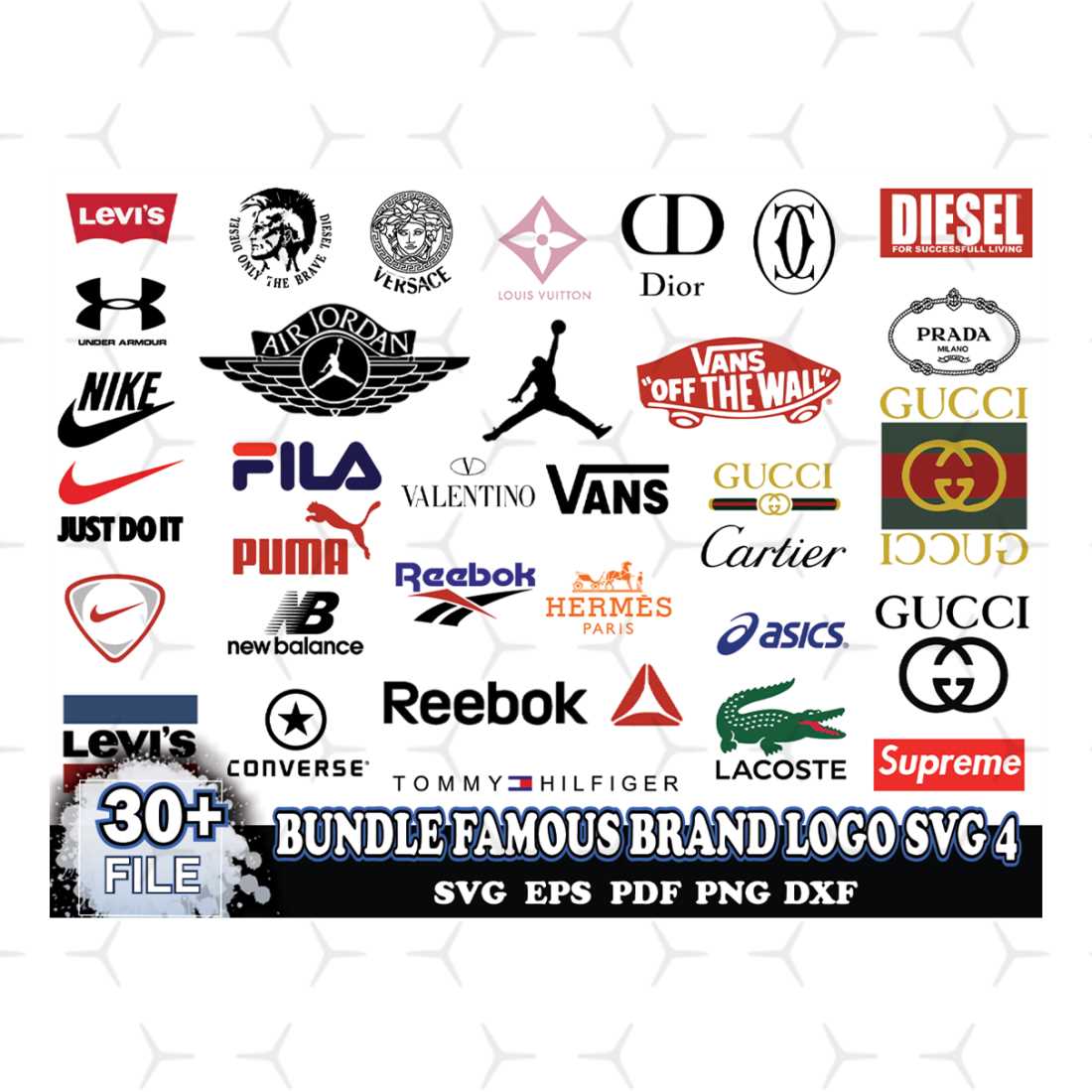 Bundle Famous Brand Logo Svg 4, File For Cricut | Inspire Uplift