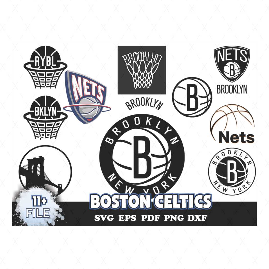 11 FILE Brooklyn Svg Bundle - Inspire Uplift