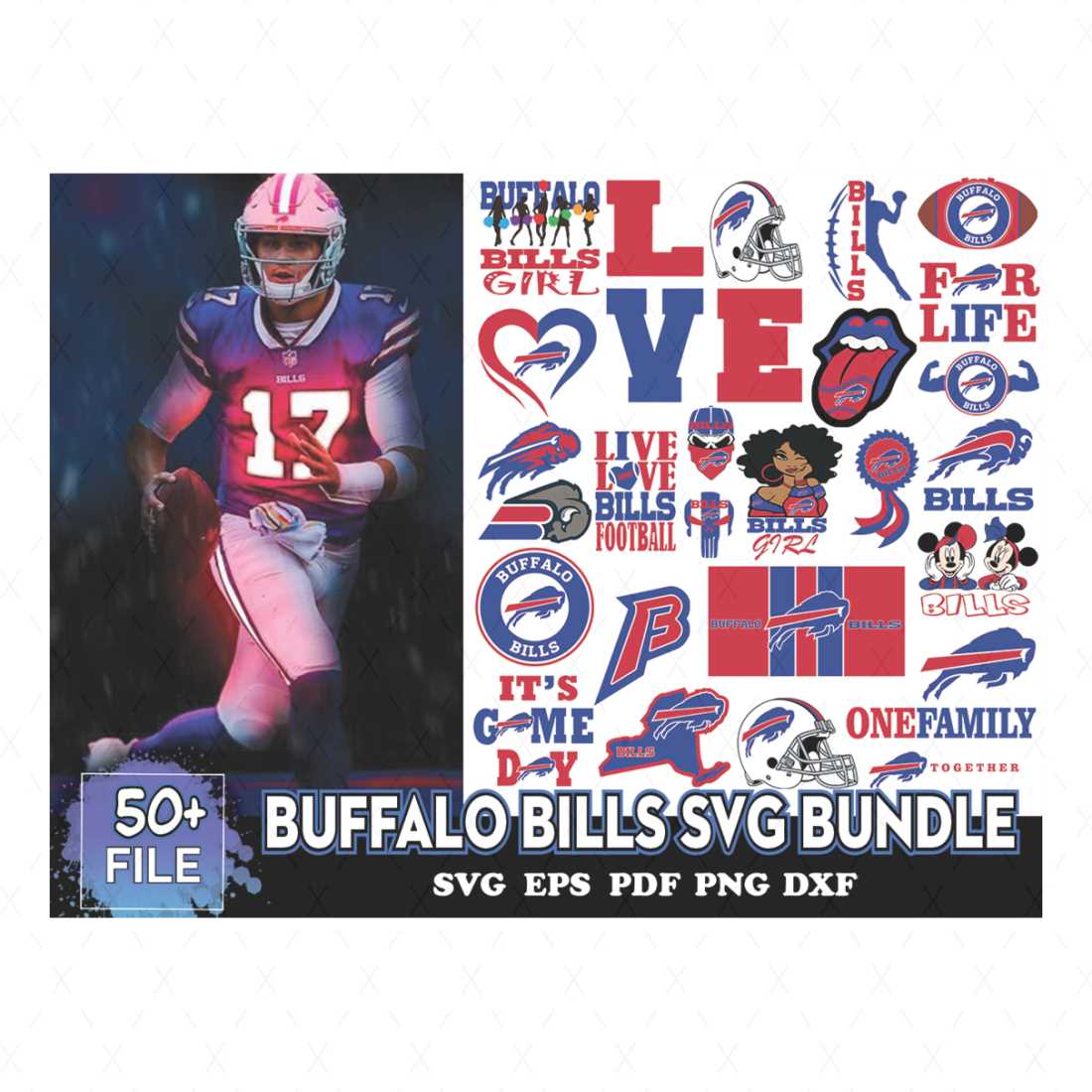 Buffalo Bills Svg Bundle, Bills Logo Svg, NFL Svg, Football - Inspire ...