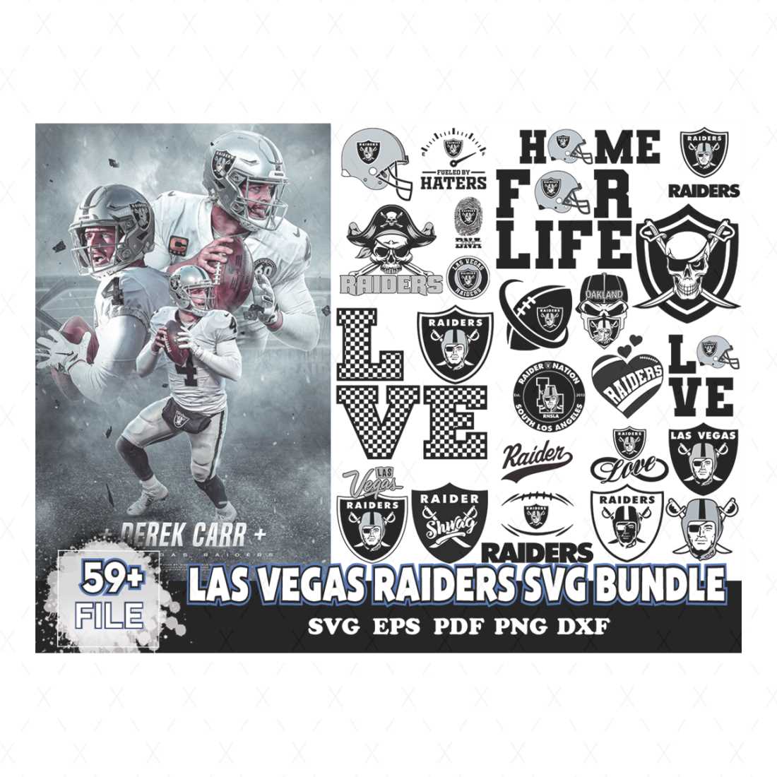 Las Vegas Raiders Svg Bundle, Raiders Logo Svg, NFL Svg, Foo - Inspire ...