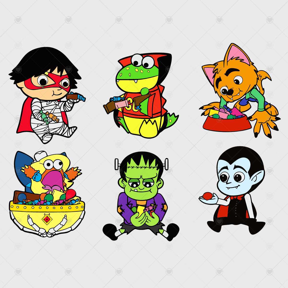 Ryans World Characters Svg Bundle, Trending Svg, Ryans World | Inspire ...