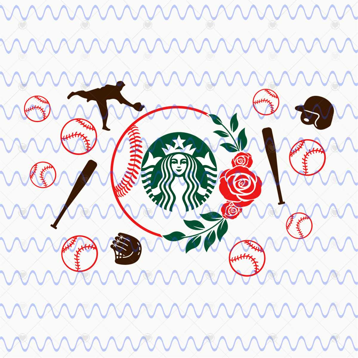 Starbucks baseball svg, Starbucks cups svg, Baseball svg, st | Inspire ...