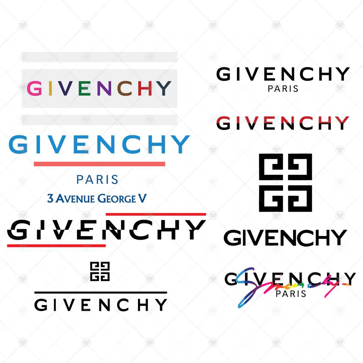 Givenchy Logos Bundle Svg, Trending Svg, Givenchy Svg, Given | Inspire ...