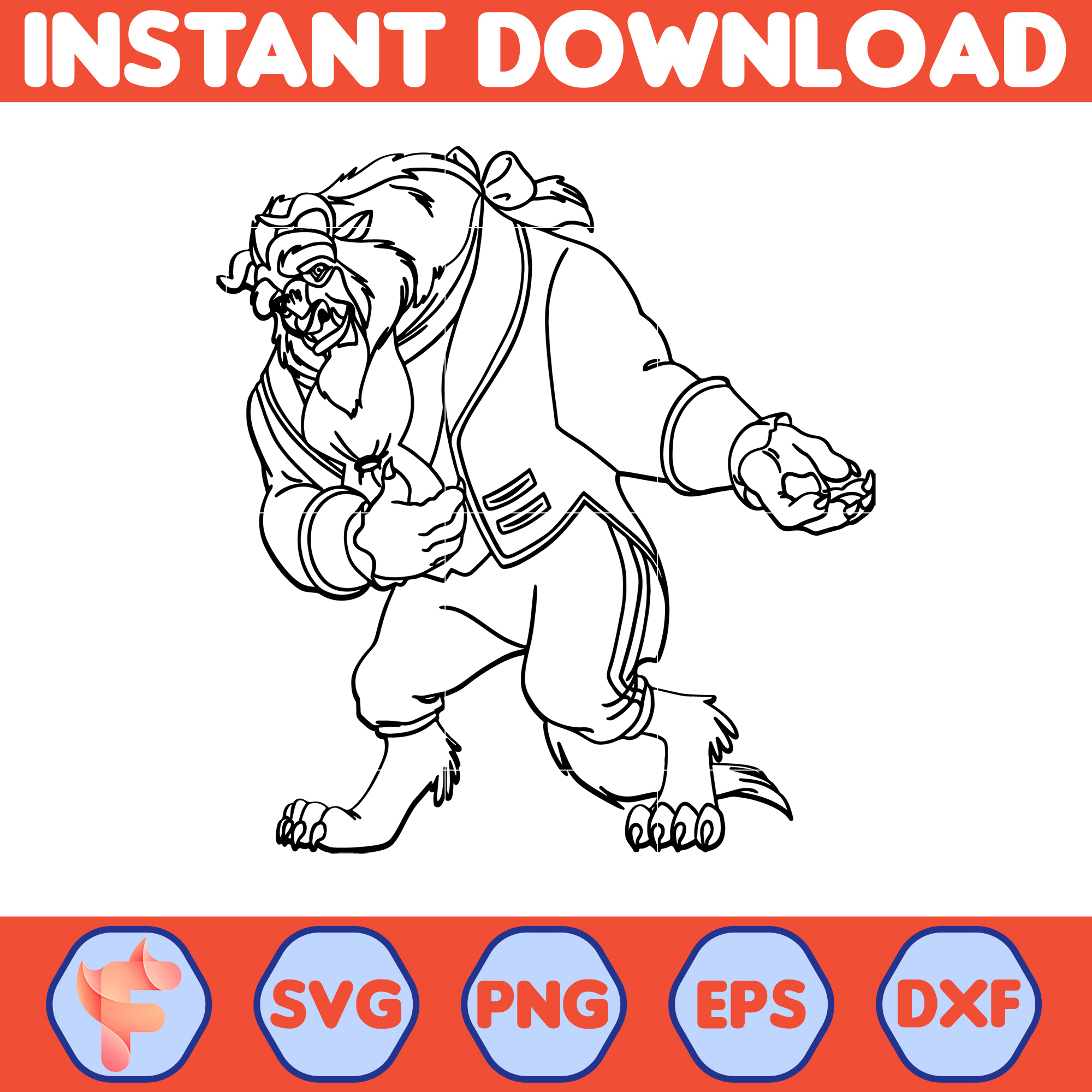 Disney Beauty And The Beast SVG, Belle Svg, Disney Svg,Beaut | Inspire ...