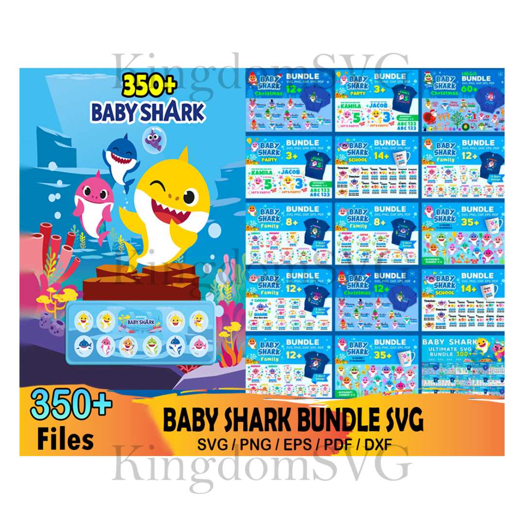 350 Baby Shark Svg Bundle, Shark Family Svg, Baby Shark Them | Inspire ...