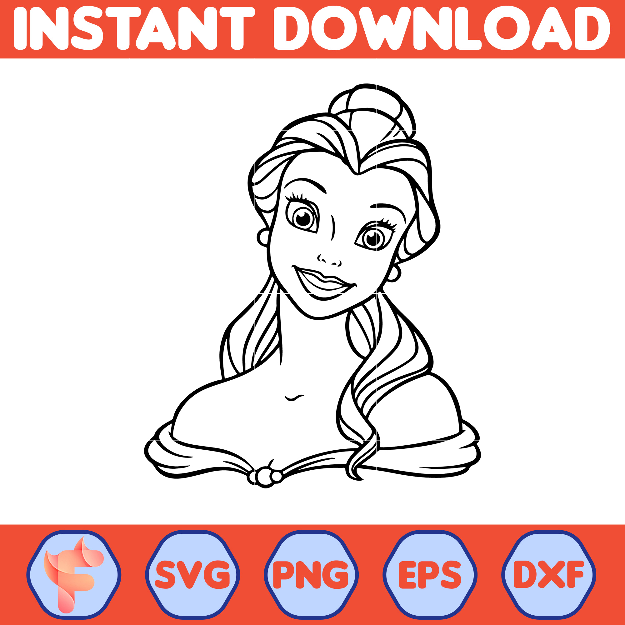 Disney Beauty And The Beast SVG, Belle Svg, Disney Svg,Beaut - Inspire ...