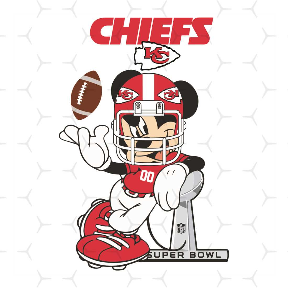 Mickey Kansas City Chiefs Svg, Sport Svg, Mickey Svg, Kansas - Inspire ...