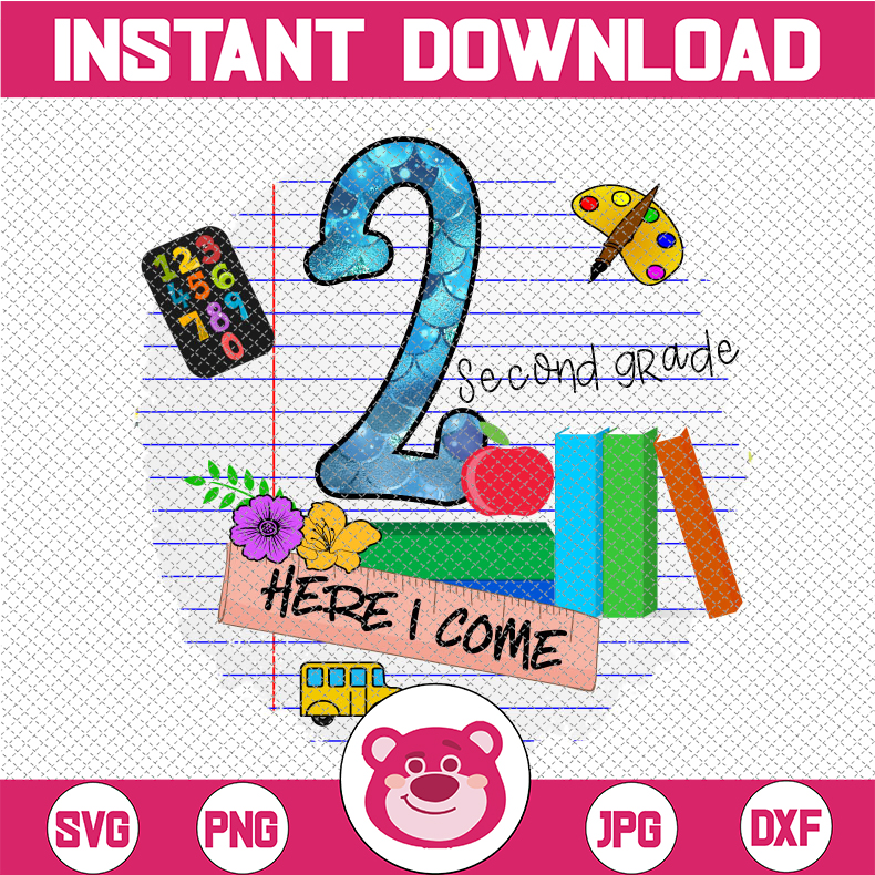 2nd Grade png, Second Grade png, Back To School png, First D | Inspire ...