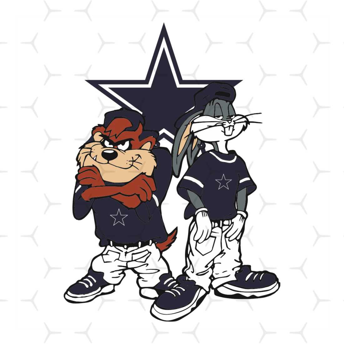 Looney Tunes Hip Hop Dallas Cowboys Svg, Sport Svg, Dallas C | Inspire ...