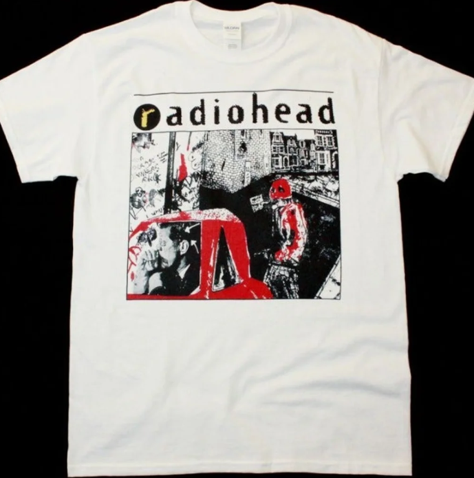 Radiohead Creep New White T-Shirt, Radiohead Creep Album Cov - Inspire ...