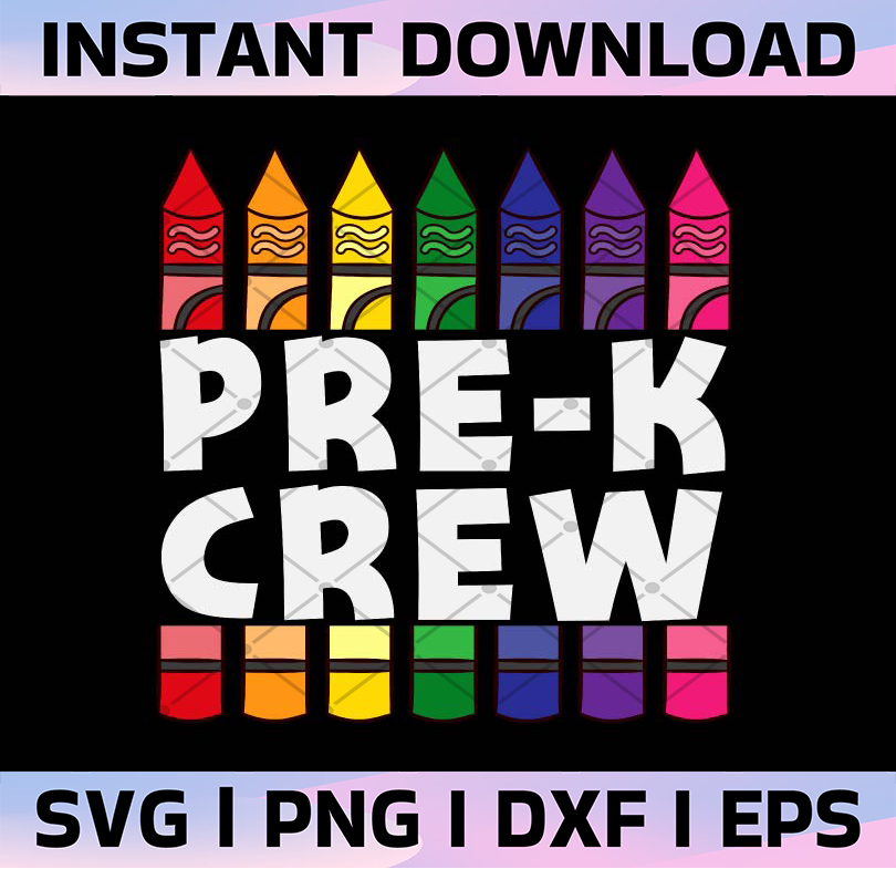 Pre-K Crew SVG PNG, Preschool Crew SVG, Teacher Shirts Svg, - Inspire ...