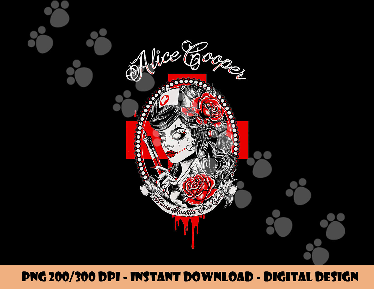 Alice Cooper – Nurse 2022 Tour png,sublimation copy - Inspire Uplift