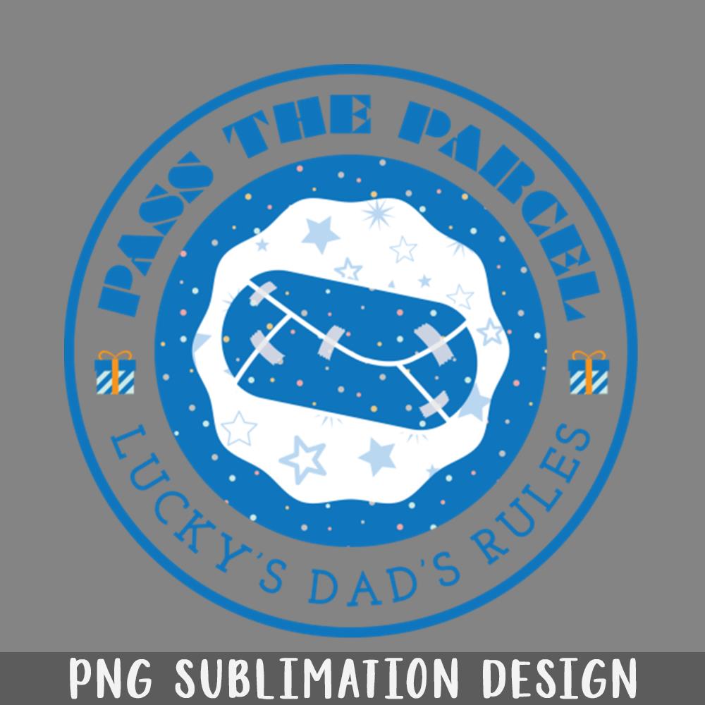Pass The Parcel Luckys Dads Rules PNG Download | Inspire Uplift