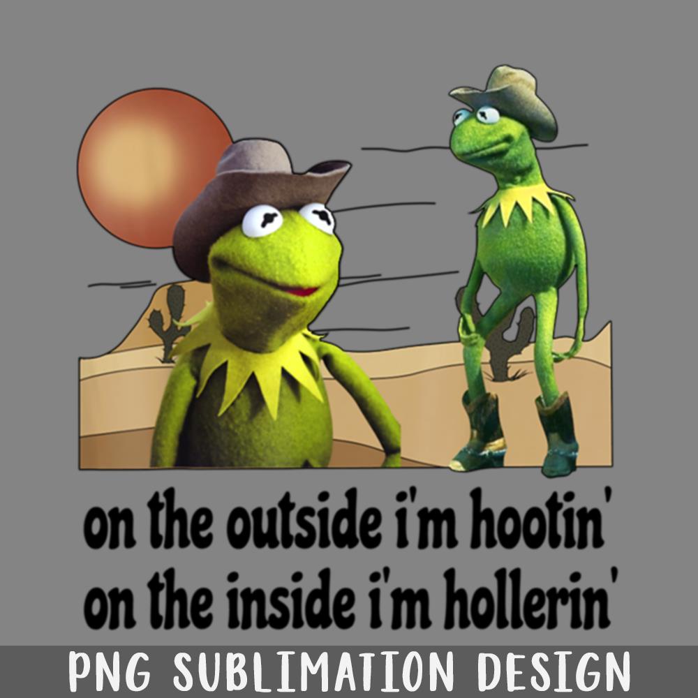 On the outside Im hootin on the inside Im hollerin PNG Downl | Inspire ...