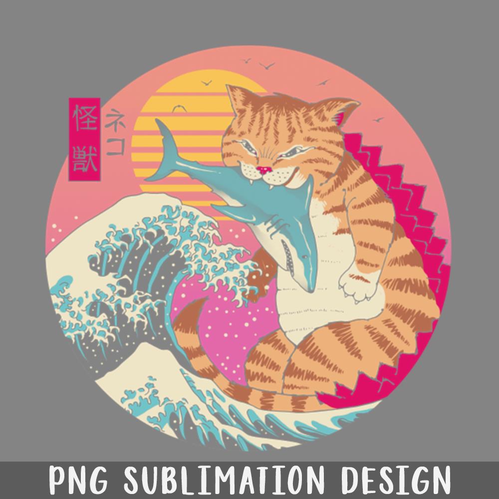 Neko Wave Kaiju PNG Download | Inspire Uplift