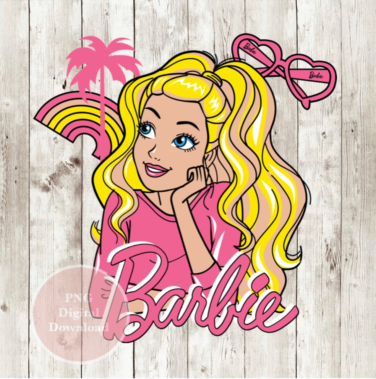 Barbie Doll, PNG, Sublimation Design, Instant Download, DTF | Inspire ...