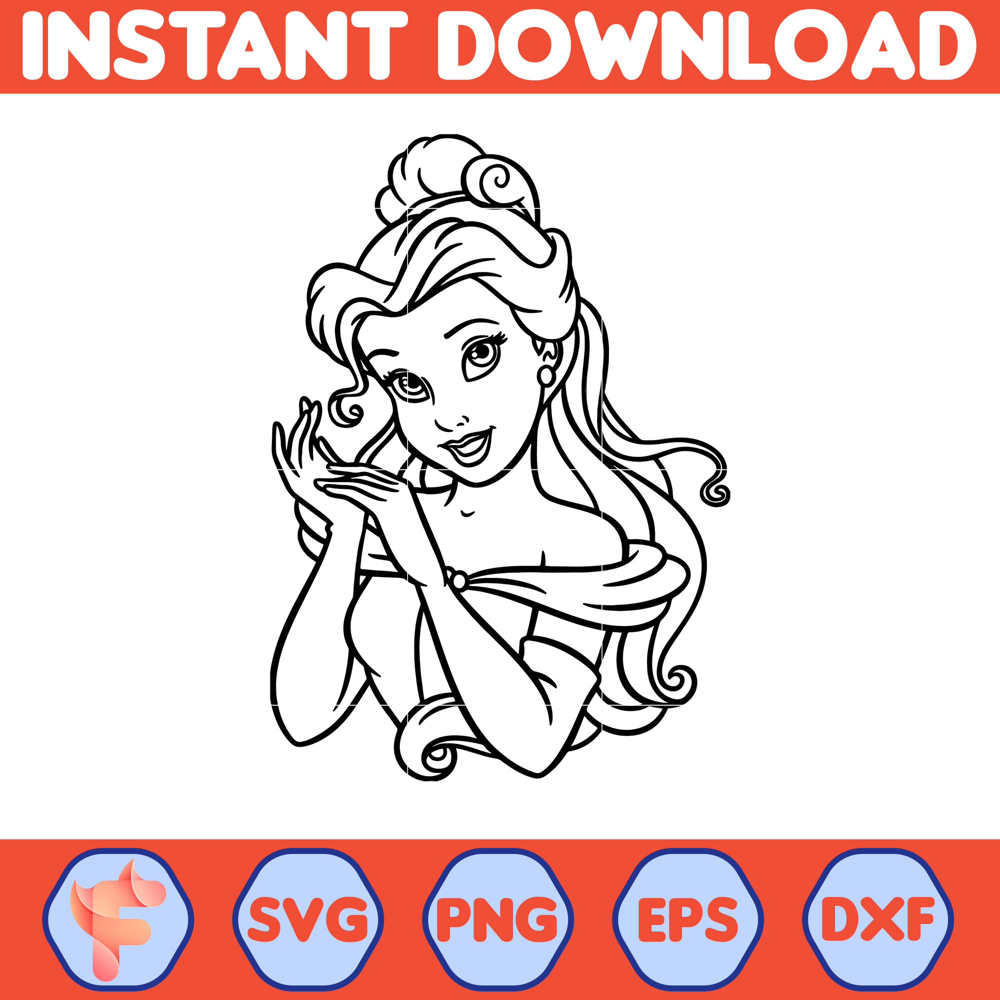 Disney Beauty And The Beast SVG, Belle Svg, Disney Svg,Beaut - Inspire ...