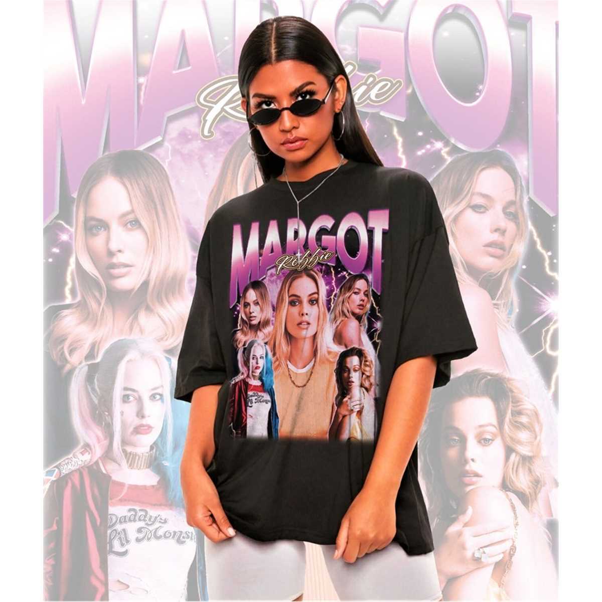 Retro Margot Robbie Shirt -Margot Robbie Tshirt,Margot Robbi - Inspire ...