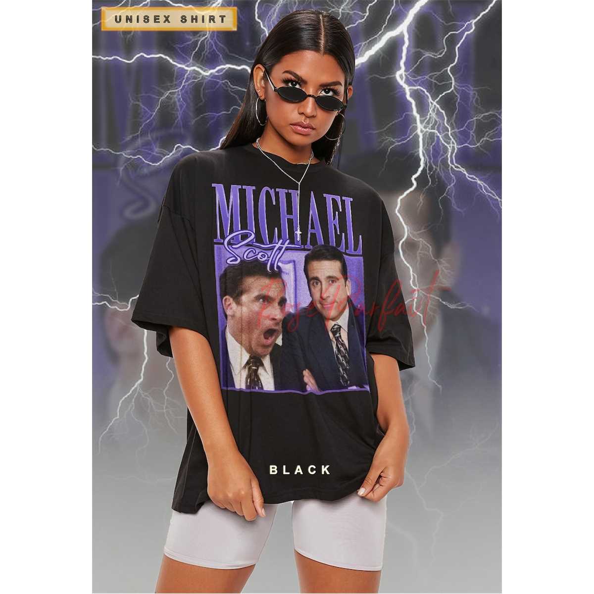 MICHAEL SCOTT Retro T-shirt - Michael Scott Memes Tee, Micha | Inspire ...