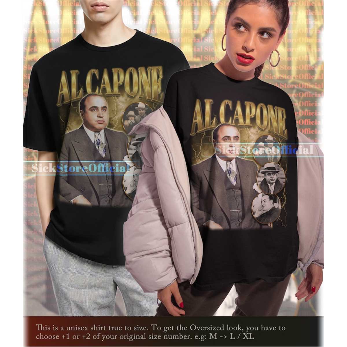 Al Capone T-shirts | Retro Mafia Tees | Inspire Uplift