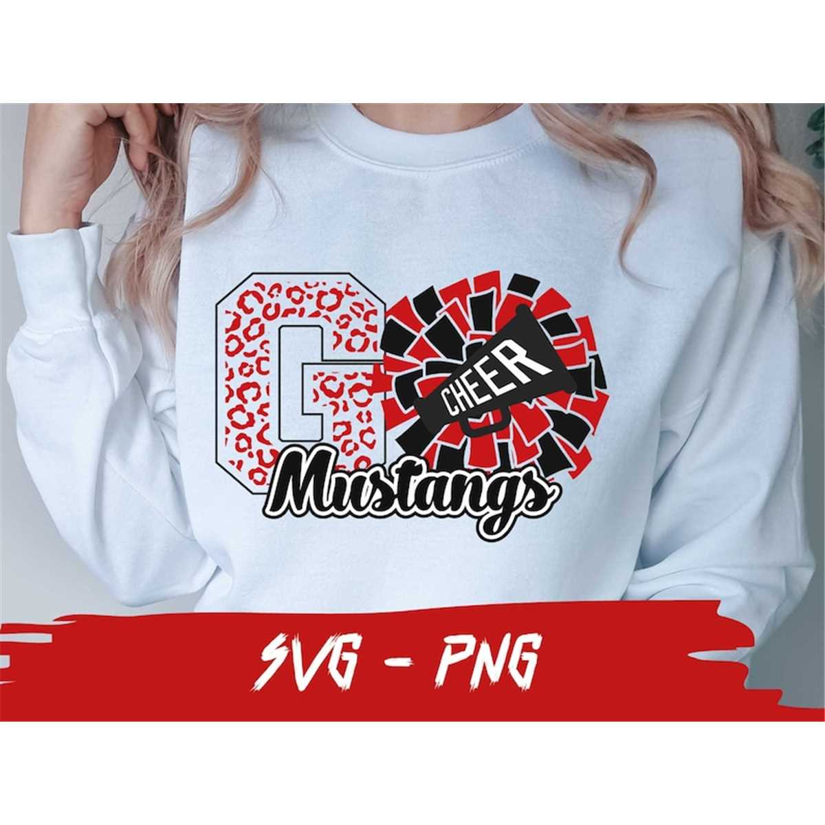 Mustangs Cheer Svg, Cheer Png, Mustangs Cheerleader, School | Inspire ...
